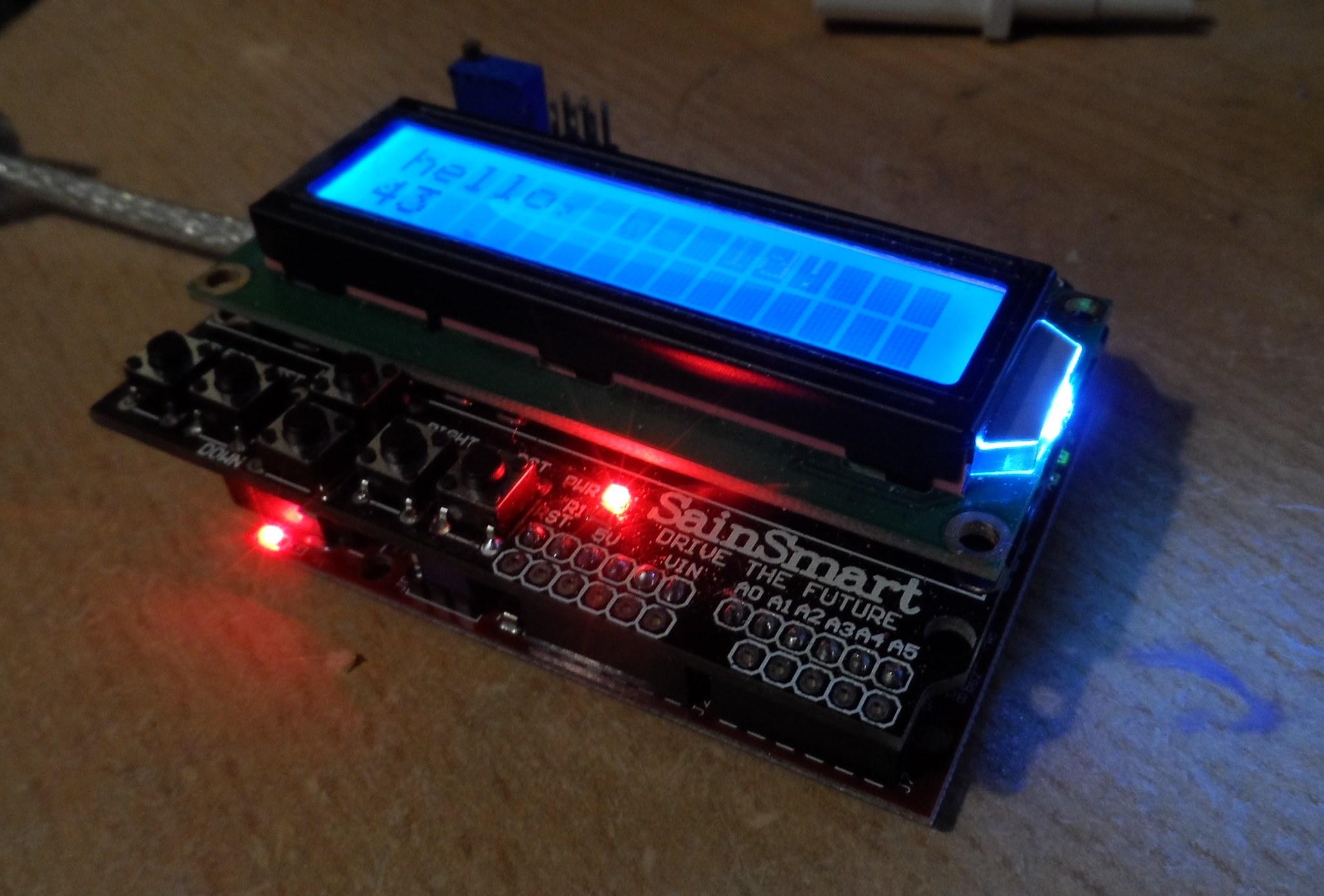 Chipkit Uno32 And Arduino Lcd Shield Example Get Micros