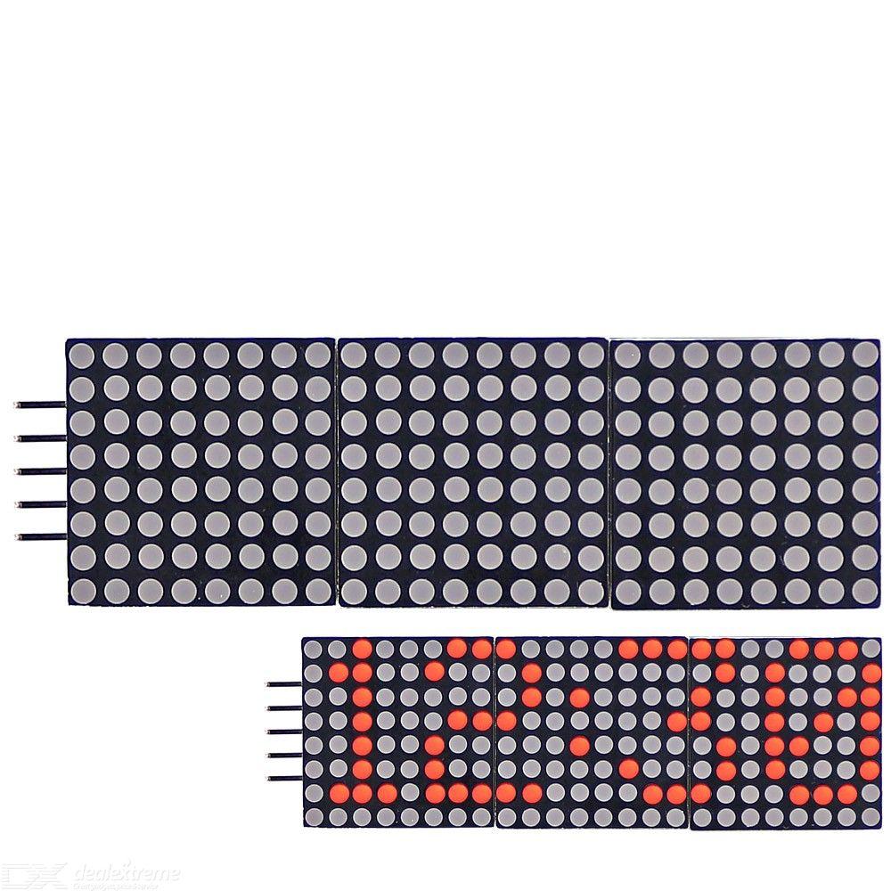 Arduino And 8x24 Led Dot Matrix Display Module Get Micros